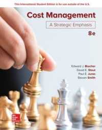 Books Kinokuniya: ISE Cost Management: a Strategic Emphasis (8TH ...