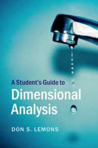 Books Kinokuniya: A Student's Guide to Dimensional Analysis (Student's Guides) / Lemons, Don S ...
