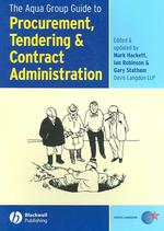 Books Kinokuniya: The Aqua Group Guide to Procurement, Tendering and Contract Administration ...