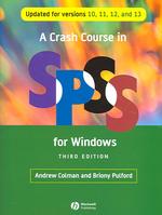 Books Kinokuniya: A Crash Course in SPSS for Windows : Updated for Versions 10, 11, 12 and 13 ...