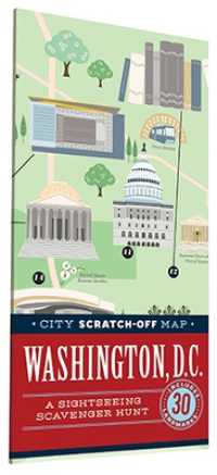 Books Kinokuniya: City Scratch-Off Map - Washington, D.C. : A ...