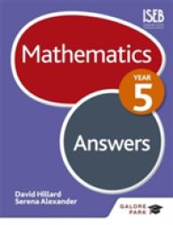 Books Kinokuniya: Mathematics Year 5 Answers -- Paperback / Alexander ...