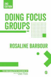 Books Kinokuniya: Doing Focus Groups (Qualitative Research Kit) (2ND) / Barbour, Rosaline ...