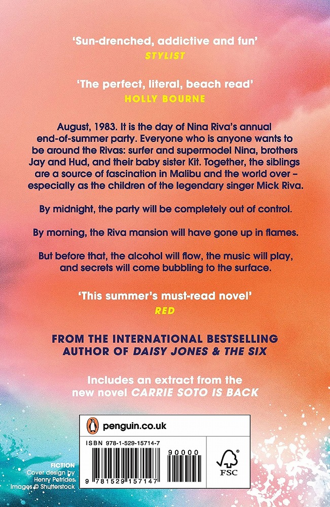 Books Kinokuniya: Malibu Rising : From the Sunday Times bestselling ...