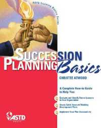Books Kinokuniya: Succession Planning Basics (Trainer Basics Series ...
