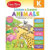 Books Kinokuniya: Animals, Kindergarten Workbook : Listen and Learn ...