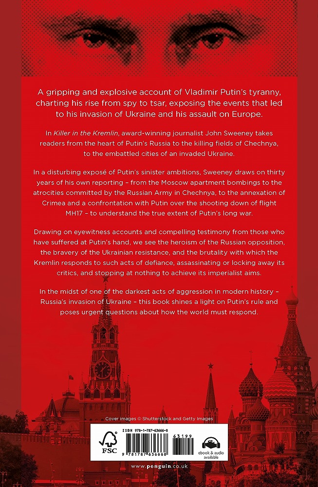 Books Kinokuniya: Killer in the Kremlin / Sweeney, John (9781787636668)