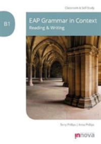 Books Kinokuniya: Eap Grammar in Context Reading&writingb1 (English for ...