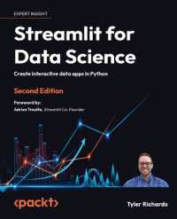 Books Kinokuniya: Streamlit for Data Science : Create interactive data apps in Python (2ND ...