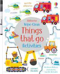 Books Kinokuniya: Wipe-Clean Things That Go Activities (Wipe-clean ...
