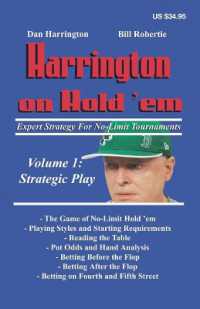 Books Kinokuniya: Harrington on Hold 'em : Expert Strategy for No Limit ...