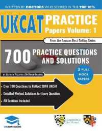 Books Kinokuniya: UKCAT Practice Papers Volume One : 3 Full Mock Papers ...