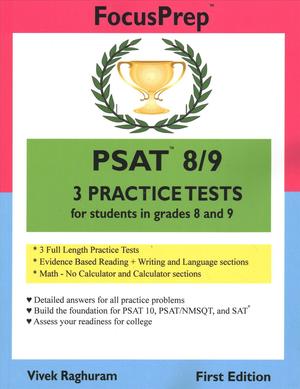 Books Kinokuniya: PSAT 8/9 : 3 Practice Tests for students in grades 8 ...