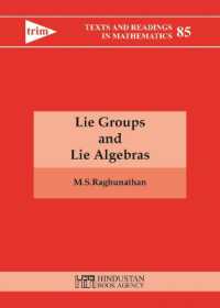 Books Kinokuniya: Lie Groups and Lie Algebras (Texts and Readings in Mathematics) / Raghunathan ...