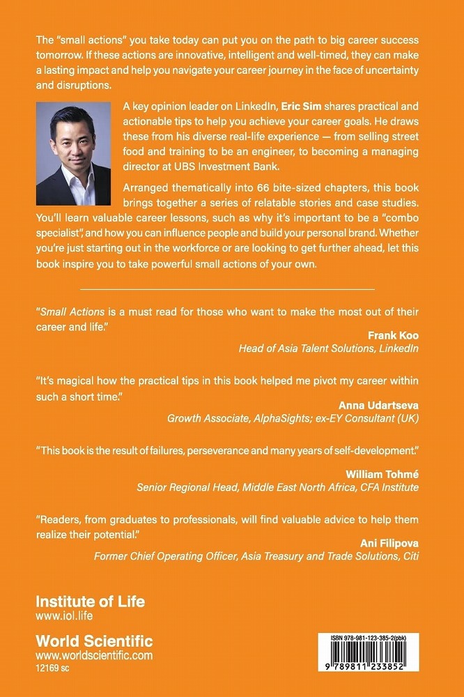 Books Kinokuniya: Small Actions: Leading Your Career to Big Success ...